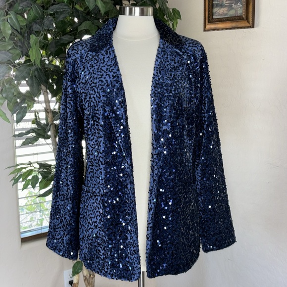 Joan Rivers | Jackets & Coats | Joan Rivers Red Carpet Velvet Sequin ...